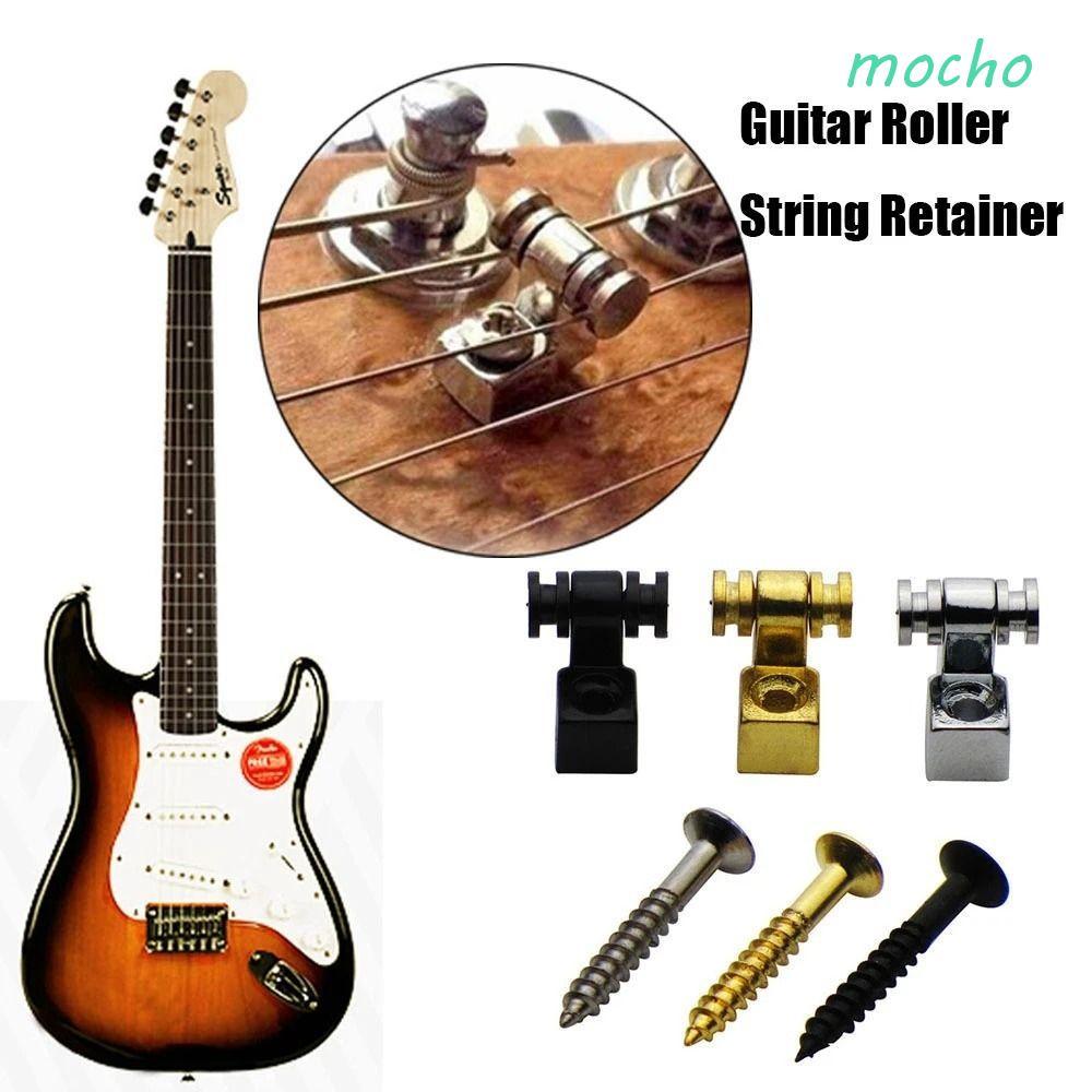 MOCHO กีตาร์ไฟฟ้า String Tree, Alloy Chrome กีตาร์ไฟฟ้า Chrome Roller, Silvery/Black/Gold ...