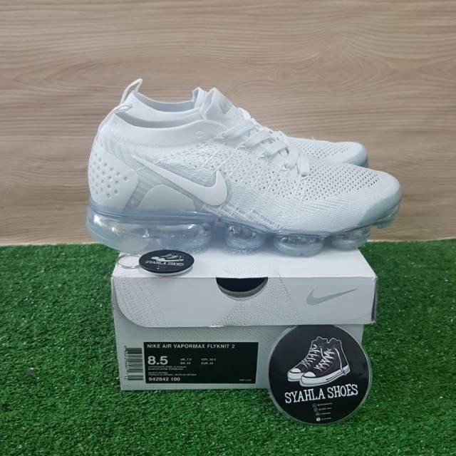 รองเท้า Nike Air VaporMax 2.0 สีไวท์ พลาทินัม พร้อมถุงเท้า! | Shopee ...