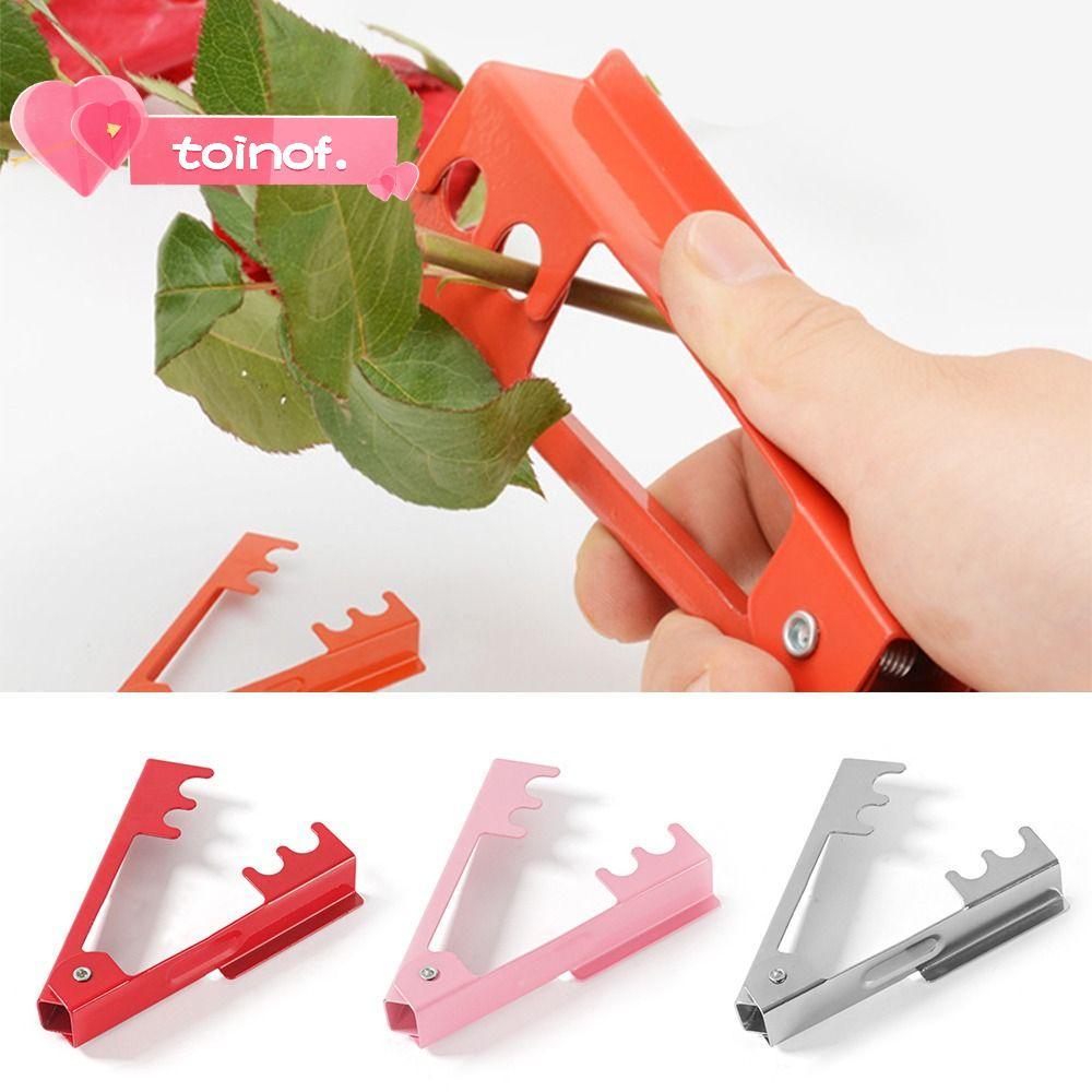 TOINOF Stem Leaf Thorn Removal Clip, ประหยัดความพยายามอุปกรณ์สวน Rose ...