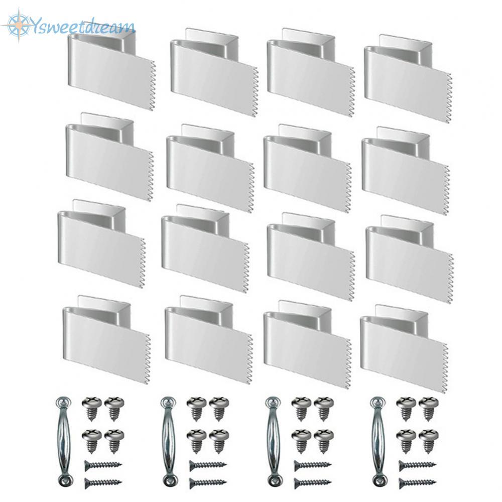 【SWTDRM】Hurricane Clips for 12 Inch Thick For Plywood Window Panels Set ...