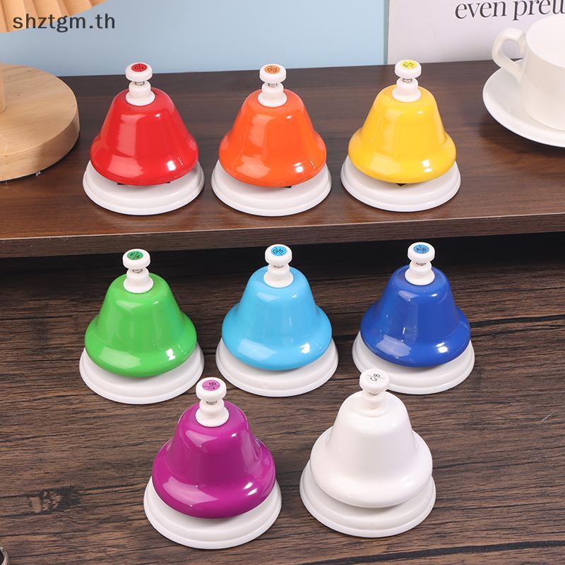 SHZTGM แปดโทนนาฬิกา Tone Bell โต๊ะ Bells สําหรับเพลงเพื่อการศึกษา ...