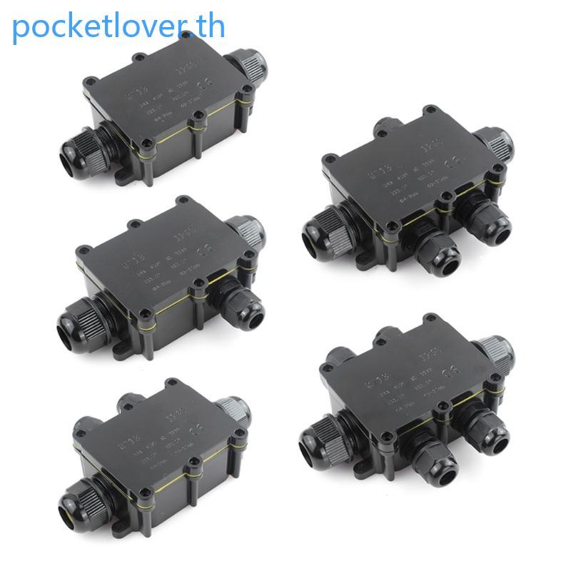 Poc Electrical 2 3 4 5 6 Way Enclosure Block Cable Connecting Line ...