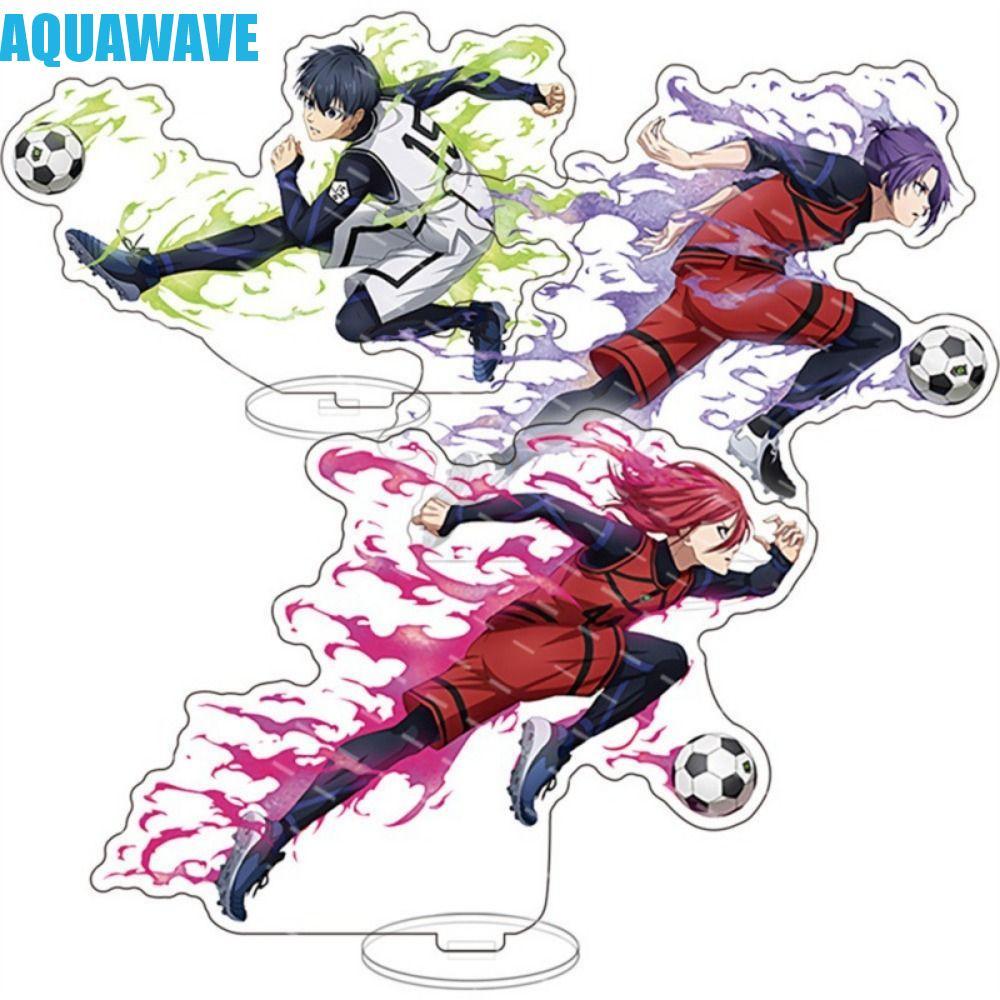AQUAWAVE Blue Lock รุ่นขาตั้งอะคริลิค, คอสเพลย์ Lsagi Blue Lock Action ...