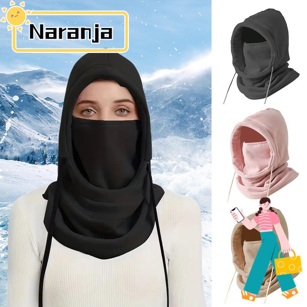 NARANJA หมวกกันหนาวไหมพรมและขนแกะแบบ Full Face Beanies กันลม อุ่นๆ ...