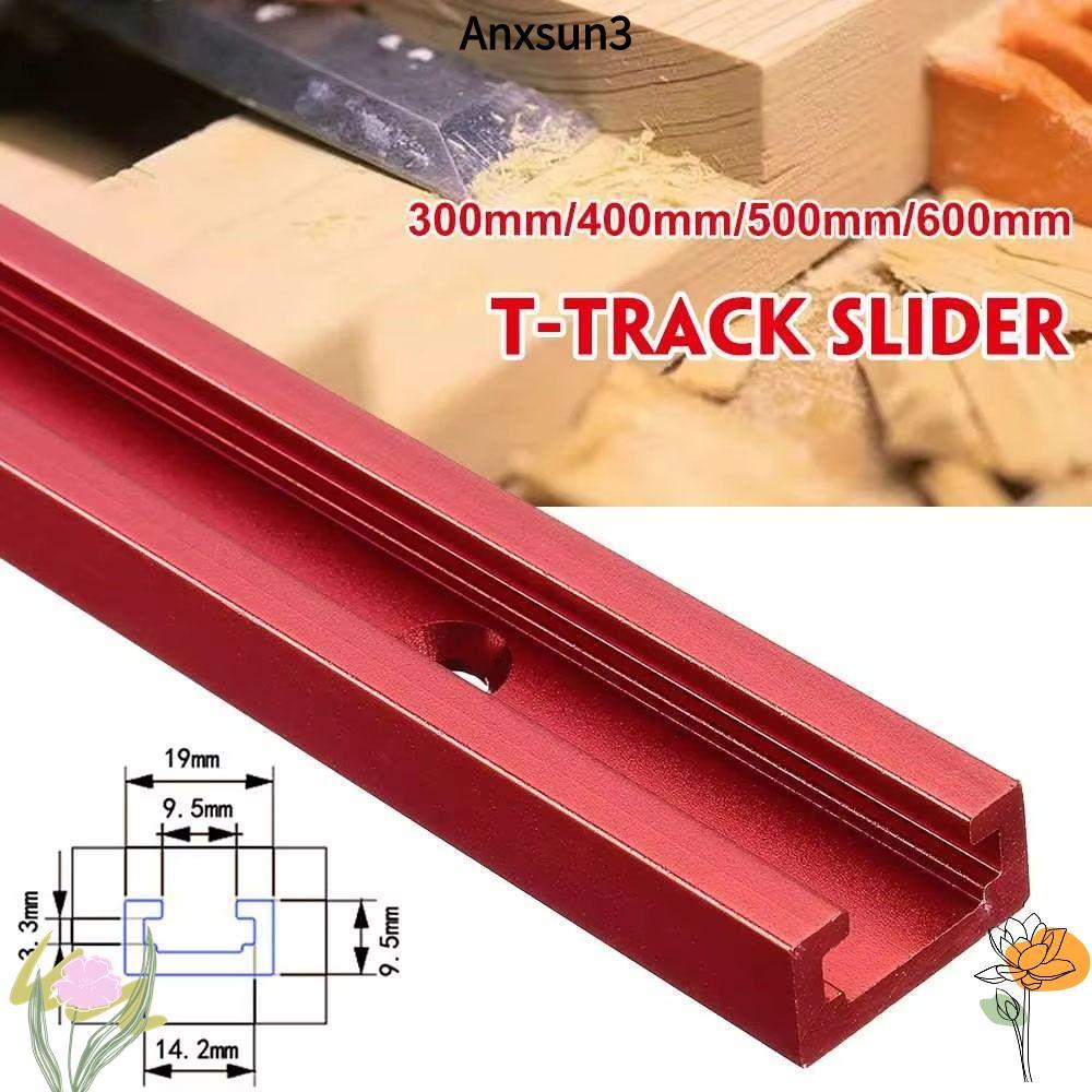 ANXSUN3 1 ชิ้น T-Track, อลูมิเนียม T Slider Fixture Slot สไลด์ T-Slot ...