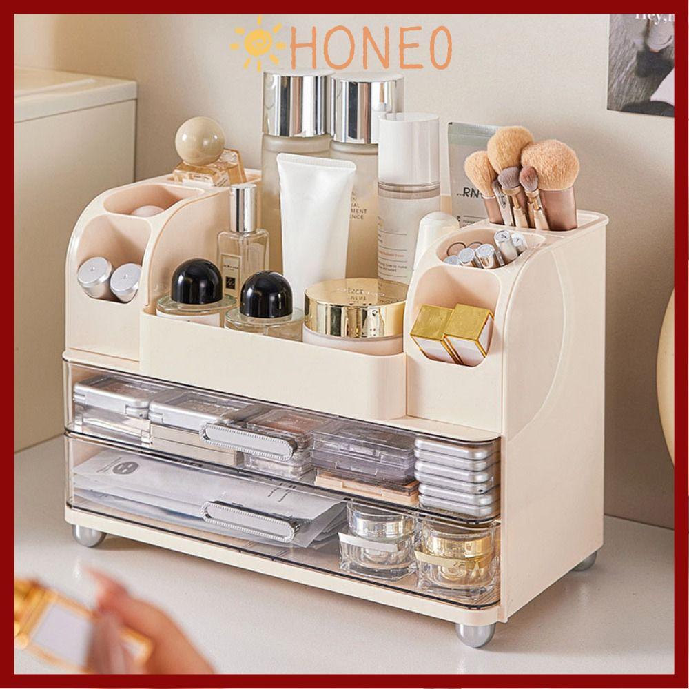 HONE Desktop Organizer, Multi-layer Multi-purpose Cosmetics Storage Box ...