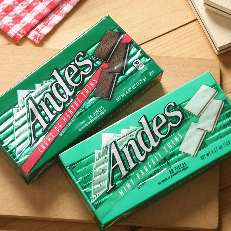 Andes Andes Andes Mint Chocolate Sandwich Single Double Layer Gummy ...