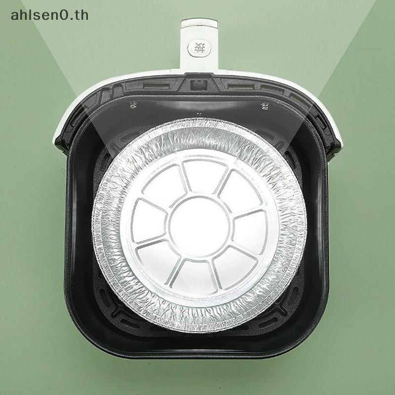 Ahlsen0 20 ชิ้นถาดฟอยล์ฟอยล์ Flan จานเงินฟอยล์ภาชนะบรรจุอาหารทิ้งอลูมิเนียมฟอยล์แผ่นฟอยล์ดีบุก ...