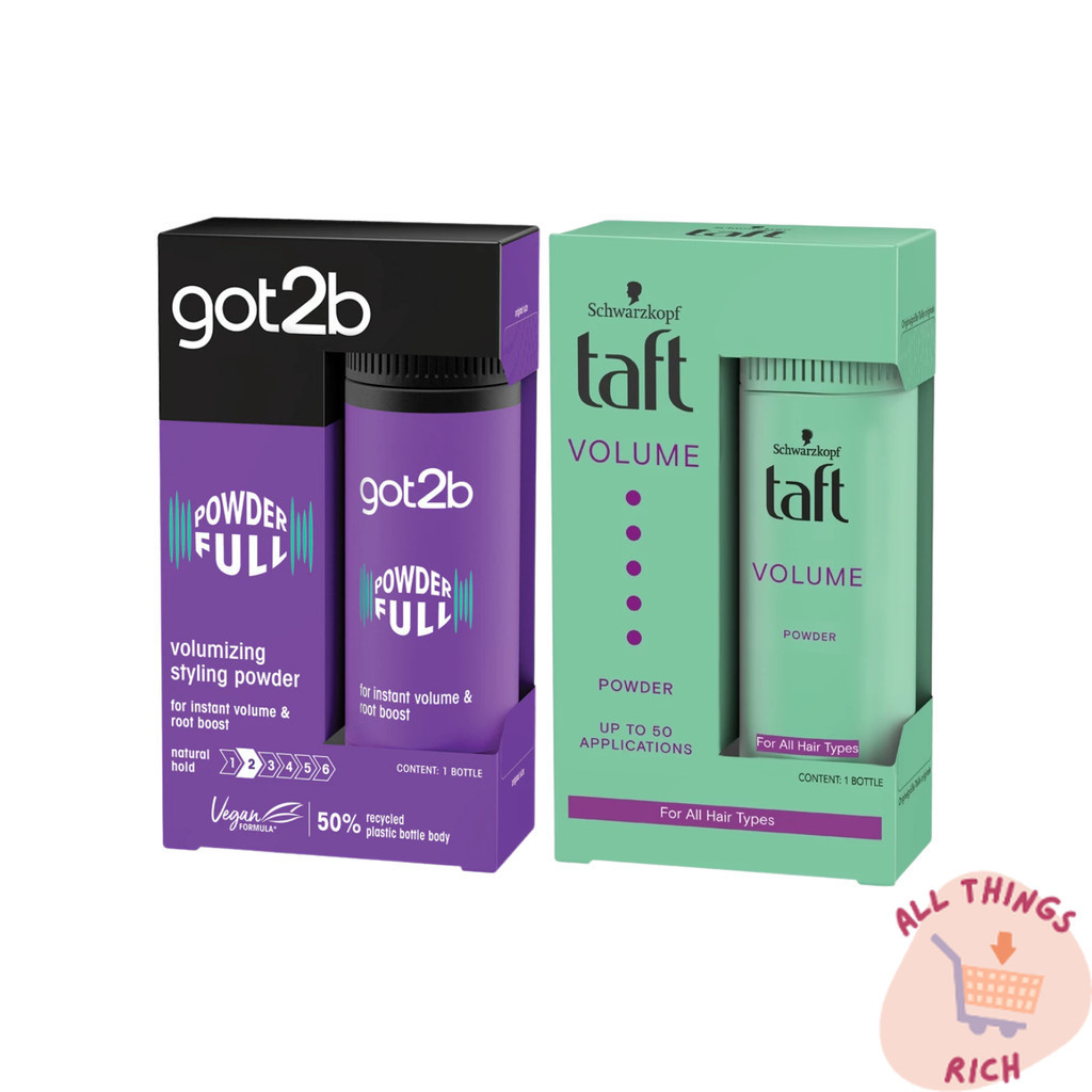 Schwarzkopf GOT2B & Taft Volume Powder ชวาร์สคอฟ ผง แป้ง เซ็ตผม เพิ่มวอ ...