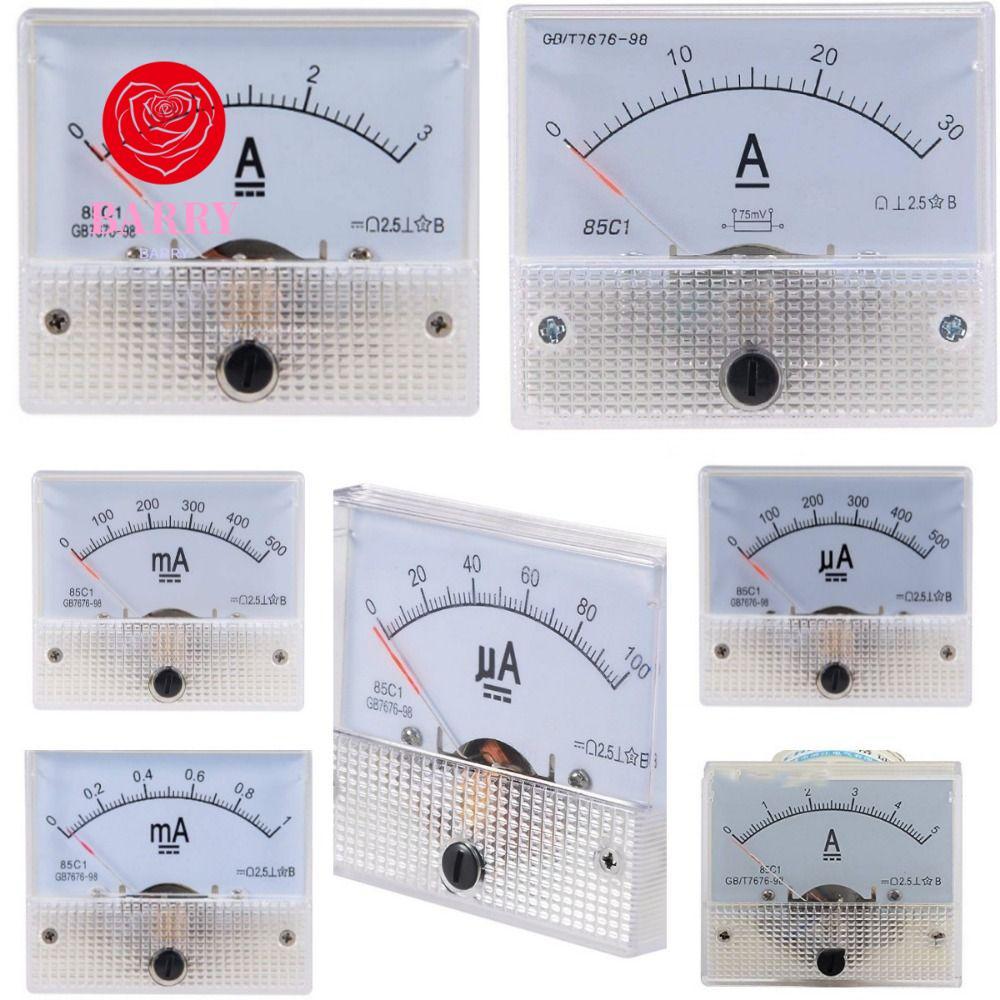 BARRY แอมป์มิเตอร์แผงอนาล็อก, 100uA/500uA/1mA DC Amp เมตร,เครื่องทดสอบ ...