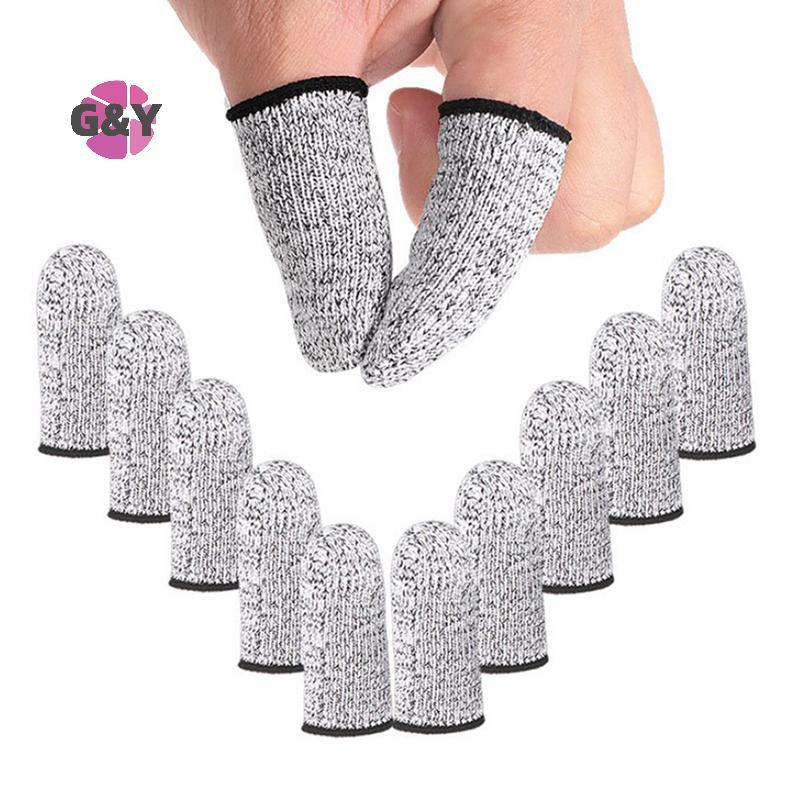 G & Y 10 ชิ้นตัดทน Finger Cots Finger Sleeve Protectors Reusable Finger ...