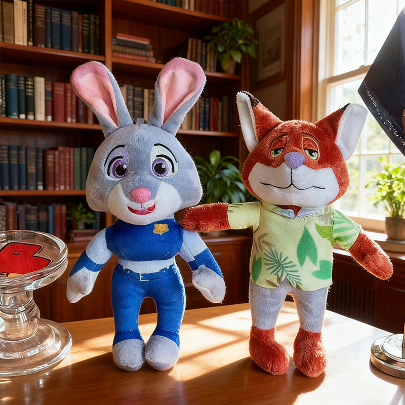 Zootopia Judith Laverne Hopps ตุ๊กตาตุ๊กตาน่ารัก Fox Nick·Wilde พวง ...