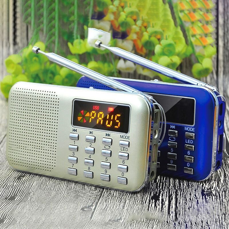 การ์ดลําโพงใส่การ์ดวิทยุ Mini/Radio Walkman Old Man MP3 Pocket Audio L ...