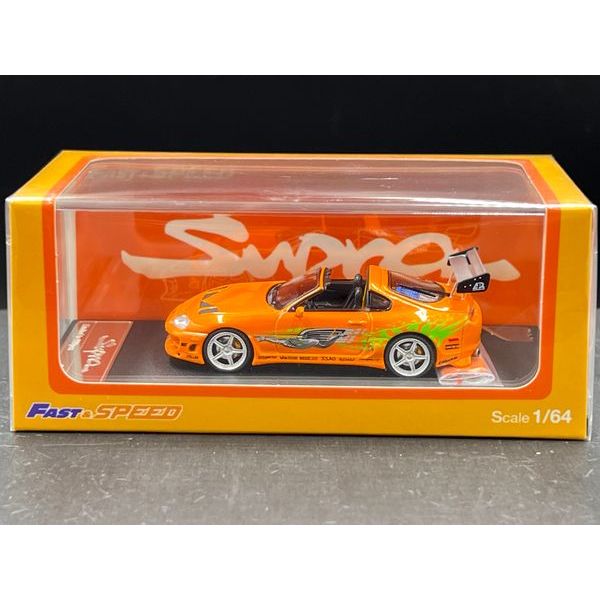 Fast Speed FS 1:64 Supra A80 Targa, Bomex Modified.FNF Orange Livery ...