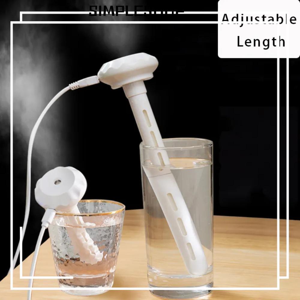 SIMPLESHOP เครื่องเพิ่มความชื้นในอากาศ USB, โคมไฟ LED อัลตราโซนิกกระจายน้ํามันหอมระเหย, Mini ...