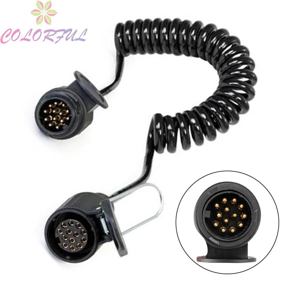 13 Pin Coiled Cable ความยาว 300 ซม. ติดตั้งง่าย Robust พลาสติกก่อสร้าง ...