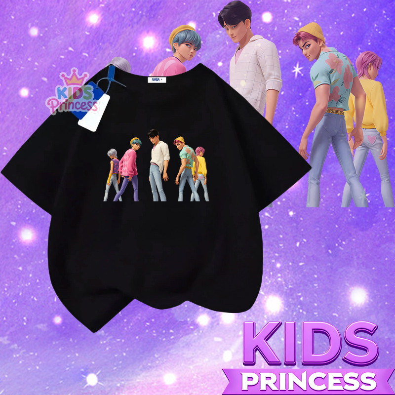 COD (จัดส่งตลอด 24 ชั่วโมง) Kpop Demon Hunters ผ้าฝ้าย 100% เสื้อเชิ้ต ...