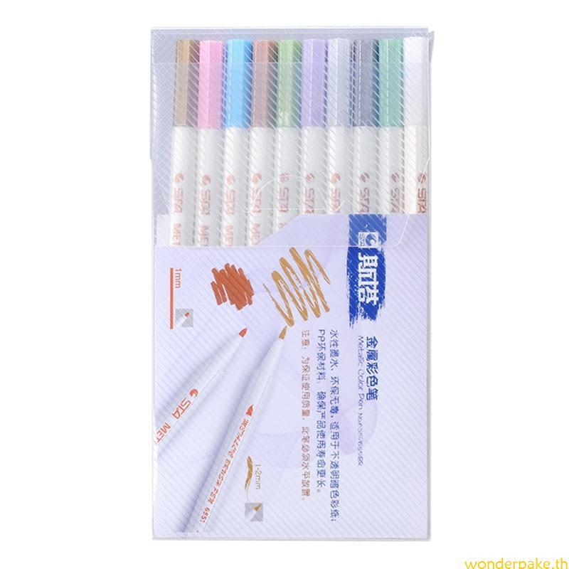 10 Colors Epoxy Resin Metallic Permanent Marker Outline Pearlescent ...