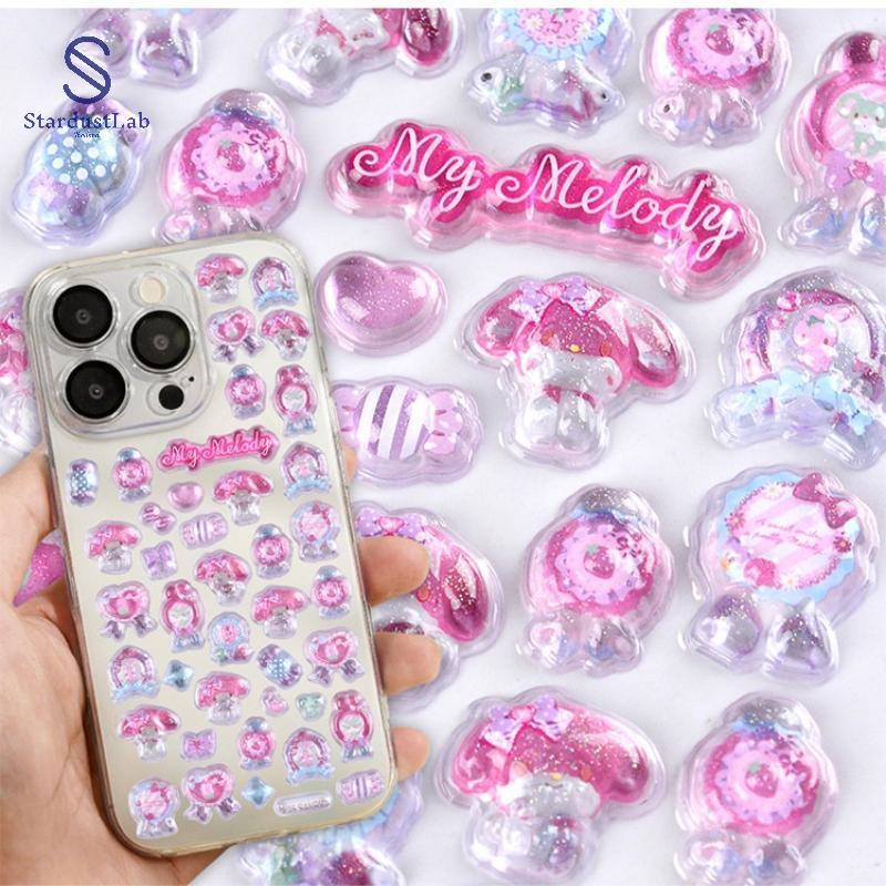 StardustLab 1 แผ่นโทรศัพท์ DIY คริสตัลตกแต่ง Decals Sanrio Hellokitty ...