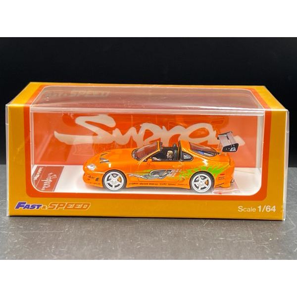 Fast Speed FS 1:64 Supra A80 Targa,+ Figure , Bomex Modified.FNF Orange ...