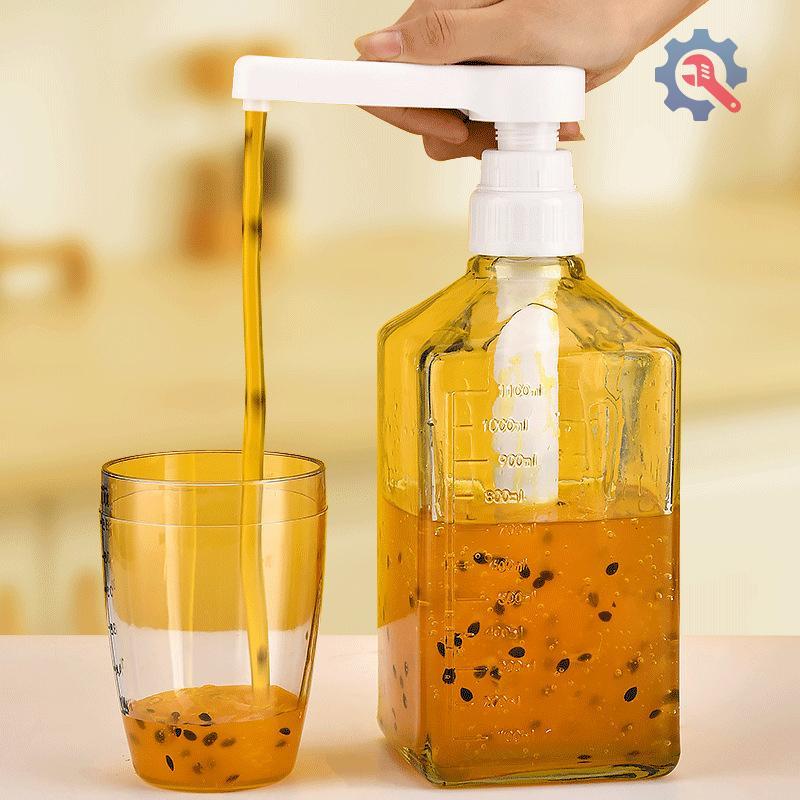 [GEX] เครื่องจ่ายของเหลว 10/15/20/30CC พร้อมสเกลน้ําเชื่อมกาแฟขวดหยดพร้อมหัวฉีดปั๊มไฮดรอลิกหัว ...