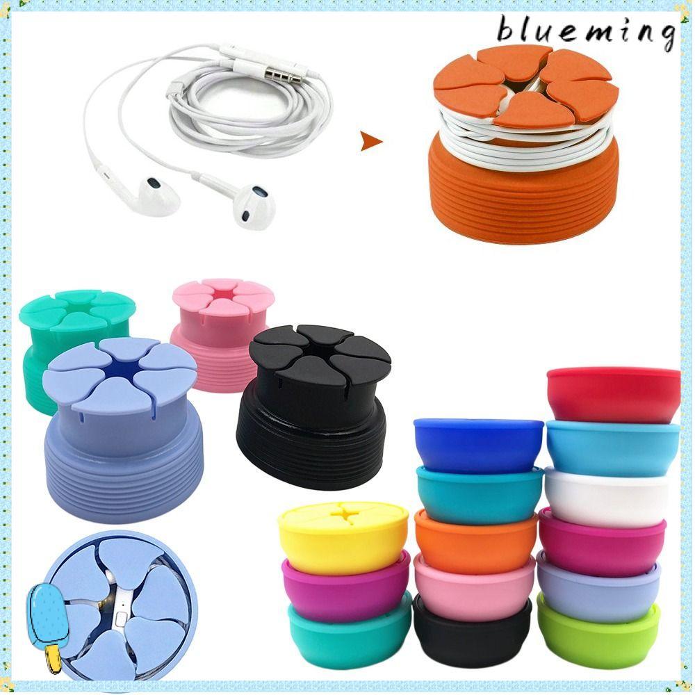 BLUEMING Cable Winder หูฟัง Earbud Holders คลิป Winding Box Charger ...