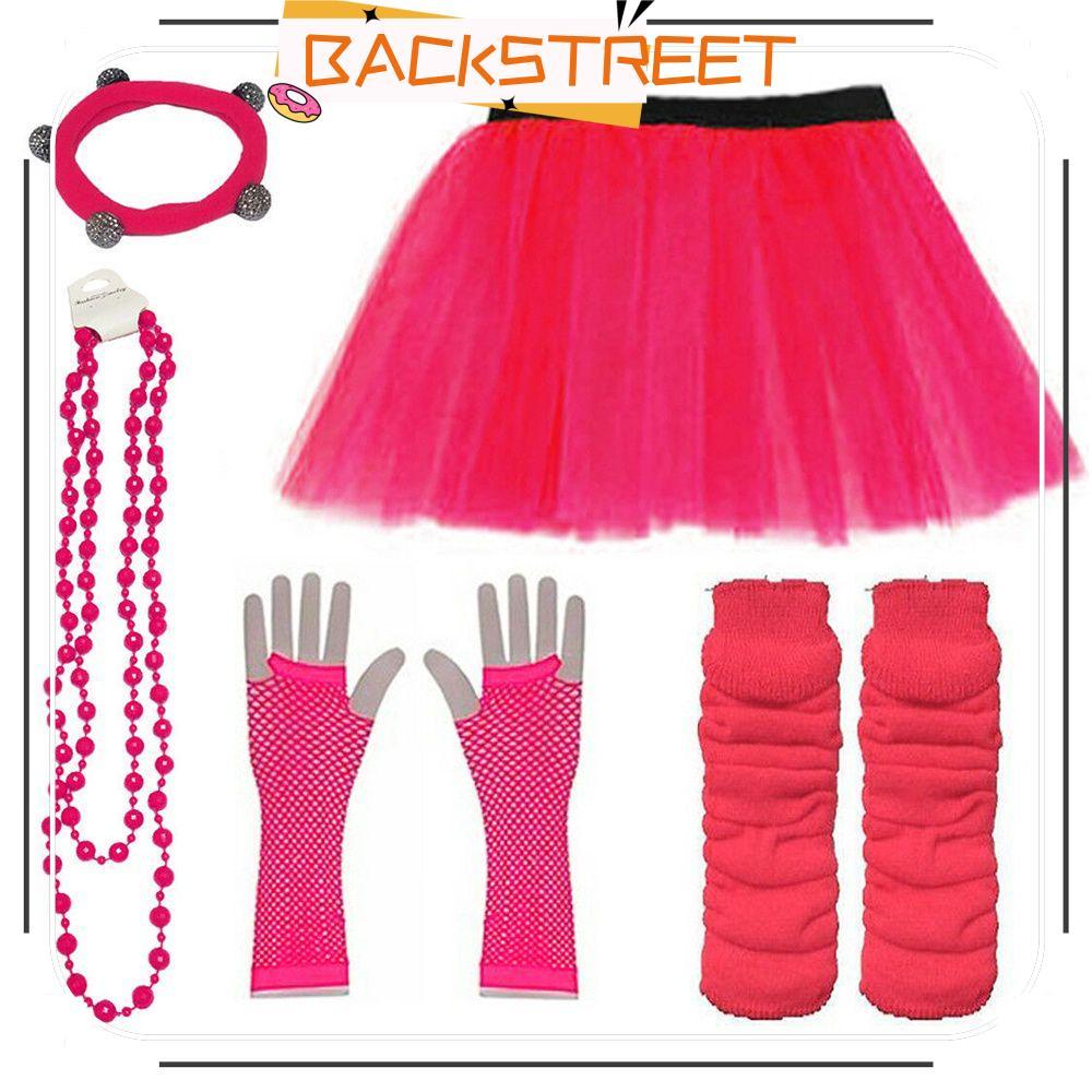 BACKSTAGE Neon 80s Prom party ต่างหู Tutu กระโปรง Hen Party | Shopee ...
