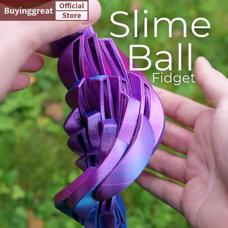 TST Slime Ball Fidget ของเล่น 3D พิมพ์ Twistsphere Fidget ของเล่นเกียร์ ...