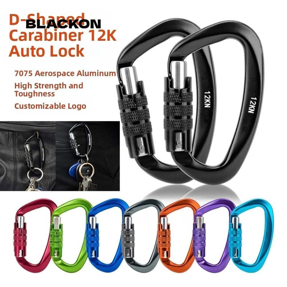 BLACKON D Shape Key Hooks,อลูมิเนียมMulticolors Professional Safety ...