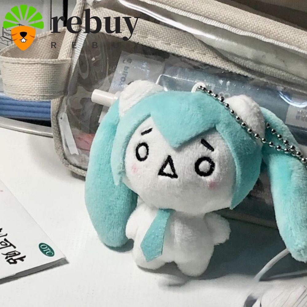 REBUY Snow Miku พวงกุญแจตุ๊กตา, Fluffy Soft Bandai Hatsune Miku ตุ๊กตา ...