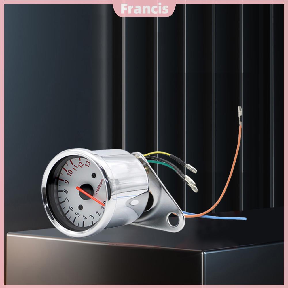 [มาใหม่] 12V 0-13000 เครื่องวัดวามเร็ว Retro Tach RPM Gauge Rev Counter ...