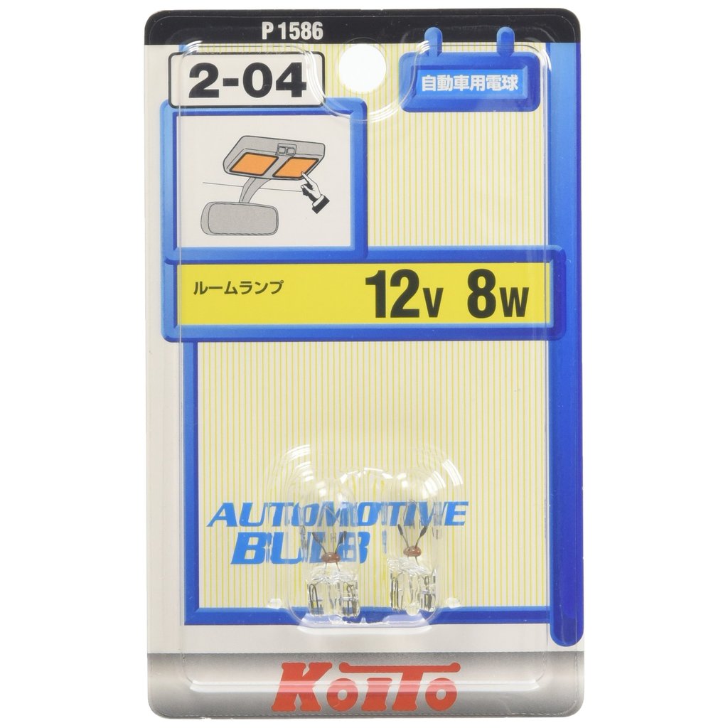 KOITO Koito Seisakusho Normal Bulb 12V 8W Wedge Bulb Light Color Clear ...