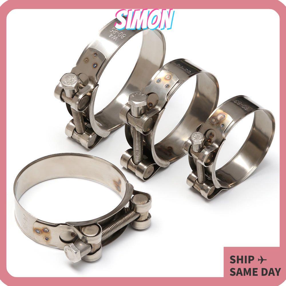 SIMON 1 ชิ้นท่อ Clamps เชื่อมฮาร์ดแวร์ไอเสียที่มีประสิทธิภาพซีล T Bolt ...