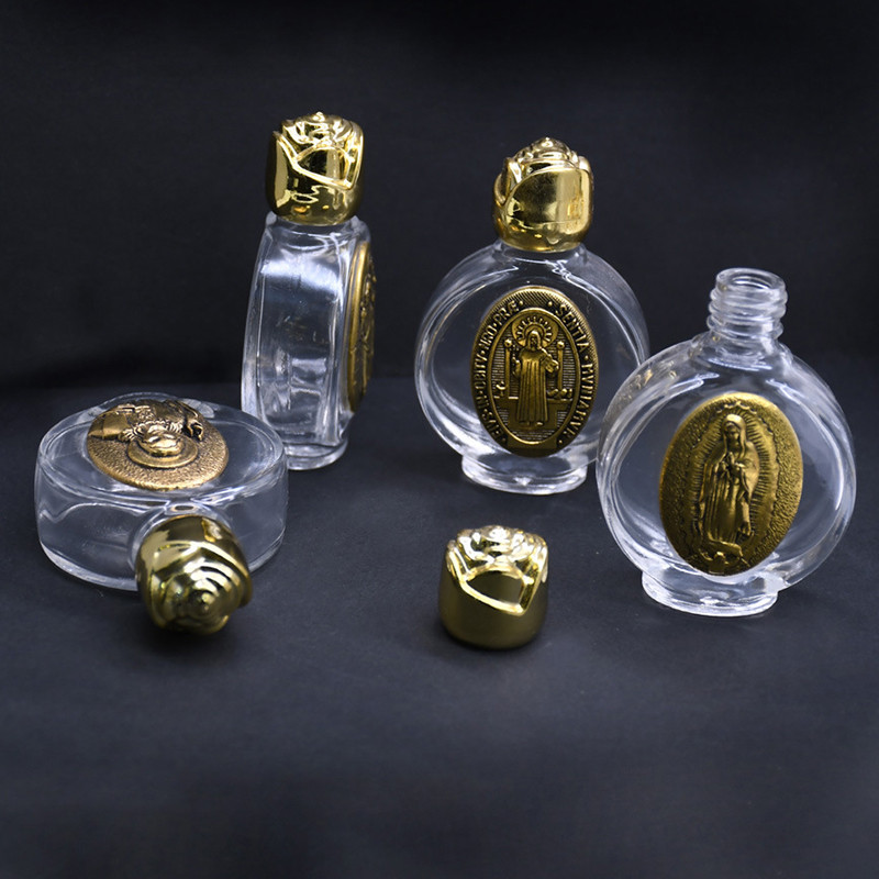 NewHOME Holy Water Jesus Bottle - Christian Baptism Refillable Portable ...