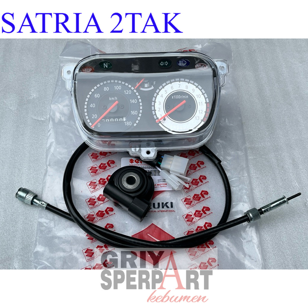 SPEEDOMETER ชุดสายเคเบิลและ GIRBOK SUZUKI SATRIA 2-STOKE 120 R HIU LSCM ...