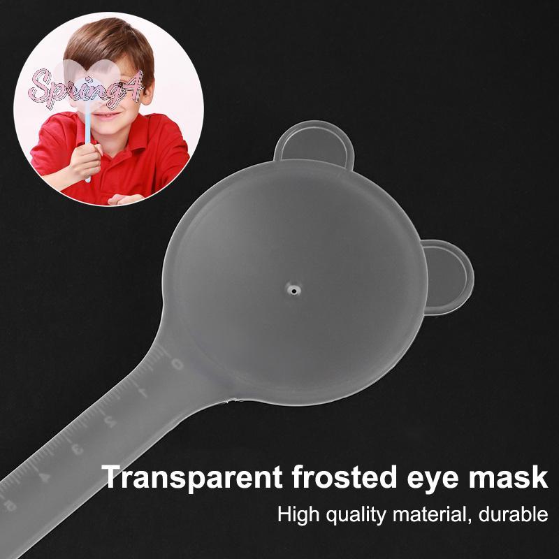 หมีรูปร่าง Frosted Optometry Eye Cover Eye Hidden Squint Screening แผ่น ...