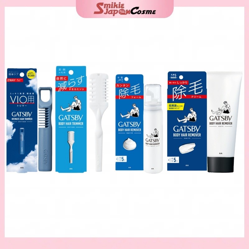 MANDOM GATSBY VIO Trimmer/Body Hair Trimmer GATSBY Hair Removal Foam ...