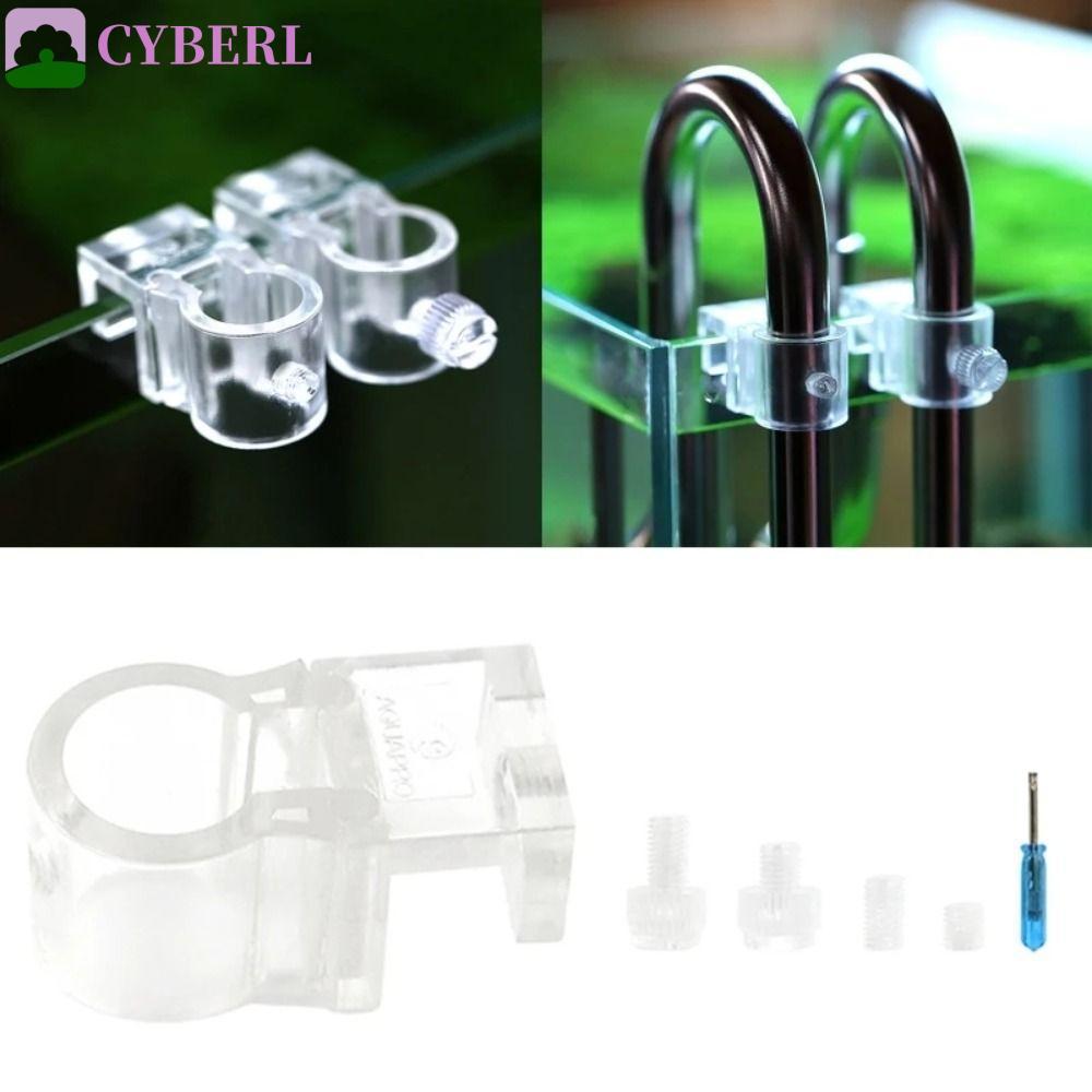 CYBERLINX Water Inlet Outlet คลิปยึดท่อ, อะคริลิค Hard PC วัสดุ ...