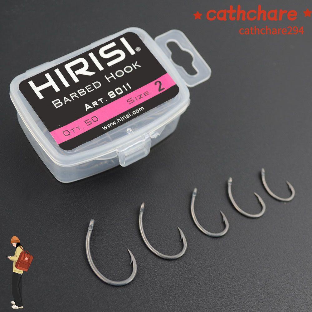CATHCHARE294 50 ชิ้น Barbed Pinpoint Claw Hook เคลือบ Sharp คาร์บอนสูง ...