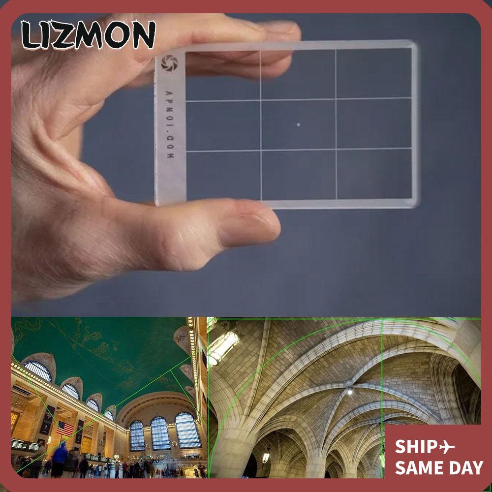 ไม้บรรทัดช่องมองภาพ LIZMON, มัลติฟังก์ชั่นแบบพกพา Golden Ratio ไม้บรรทัด, ของขวัญอะคริลิคใส ...