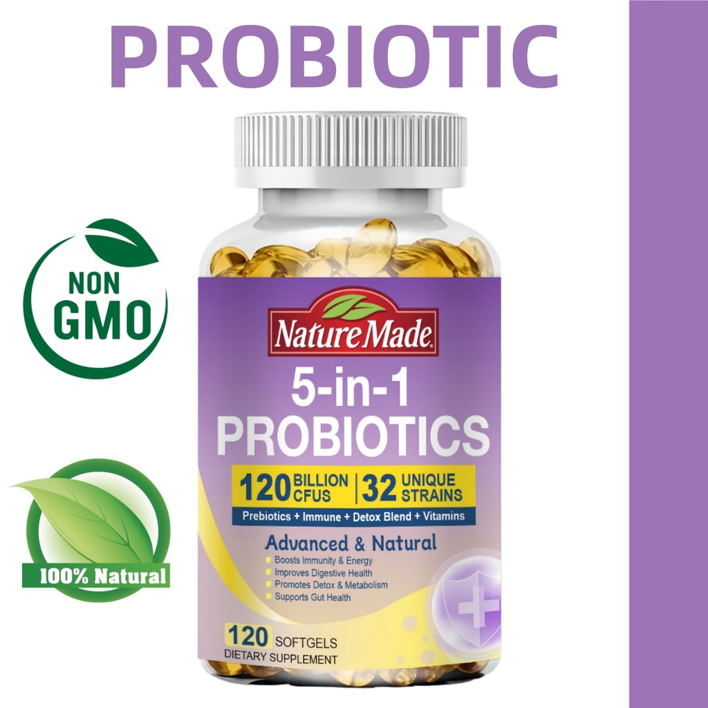 Nature Made Probiotic Softgels-ส่งเสริมสุขภาพระบบย่อยอาหารและล้างพิษ ...
