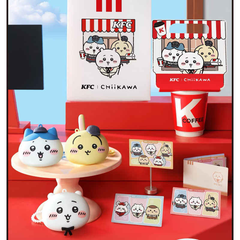 Merch KFC x Chikawa - กระเป๋า-crossbody และพร็องดัง Hachiware & Usagi ...