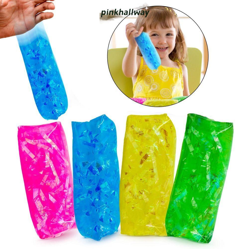 PINKHALLWAY Water Snake Fidget Toys, สีสดใสลื่น Tricky Water Wiggler ...