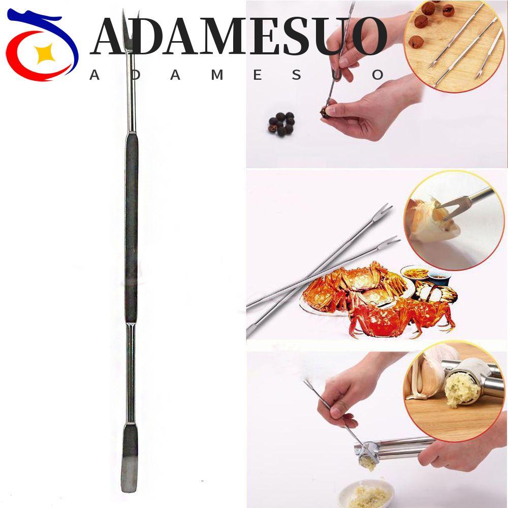 ADAMESUO เครื่องมือเปิด 4 ชิ้นใหม่เข็มปูกุ้งก้ามกรามอาหารทะเลถั่ววอลนัทส้อมมะกอก | Shopee Thailand