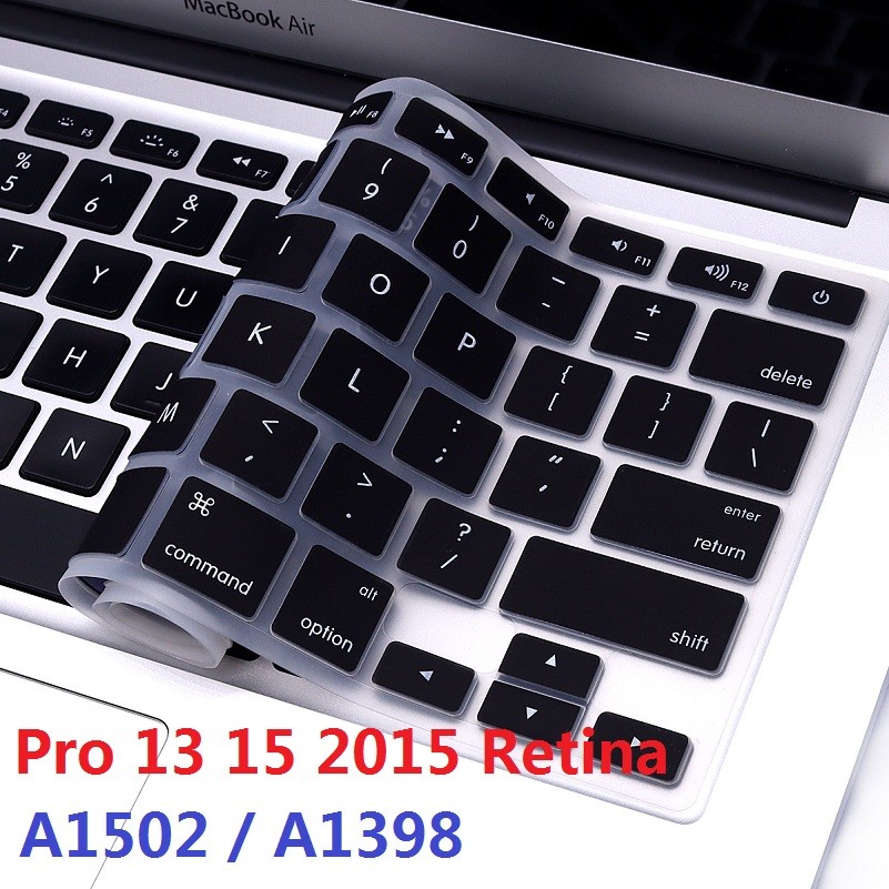 TPU Skin for Macbook Pro 13 15 2015 Retina A1502 A1398 US EU Keyboard ...