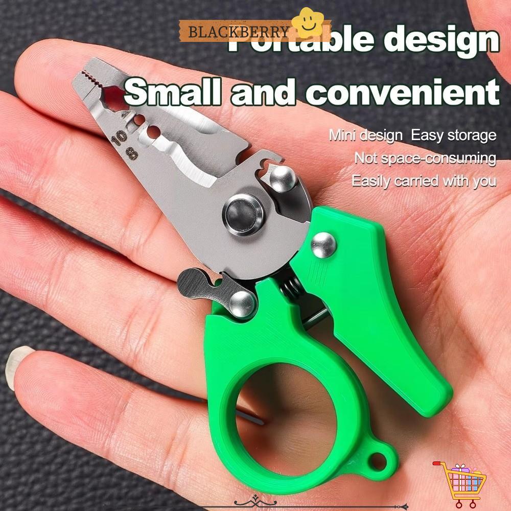 BLACKBERRY Splitting Wire Stripper, Pocket-Sized Mini Wire Strippers ...