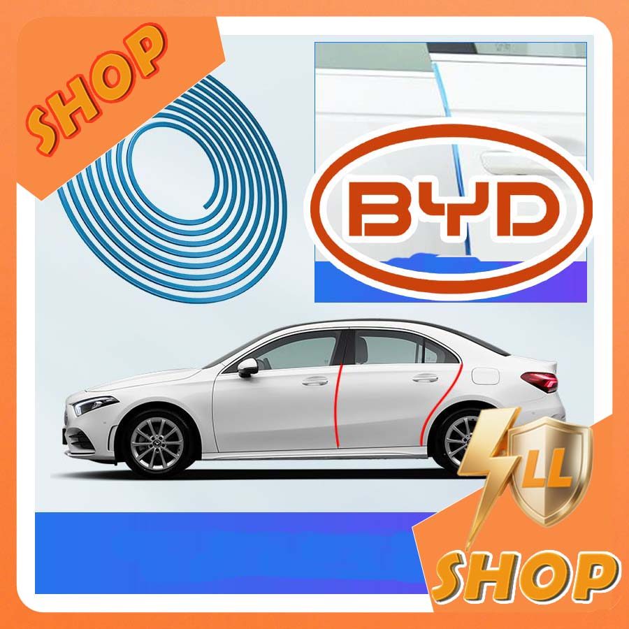 [READY]BYD DOLPHIN Car Door Anti-Collision Strip Car Sticker ATTO 3Body ...
