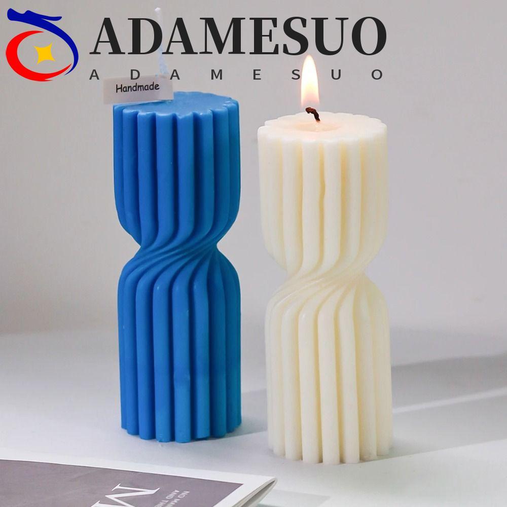 แม่พิมพ์เทียนทรงกระบอก ADAMESUO สไตล์ลายเส้น พิมพ์ด้วยซิลิโคน สำหรับงาน DIY ทำเทียนเอง | Shopee ...