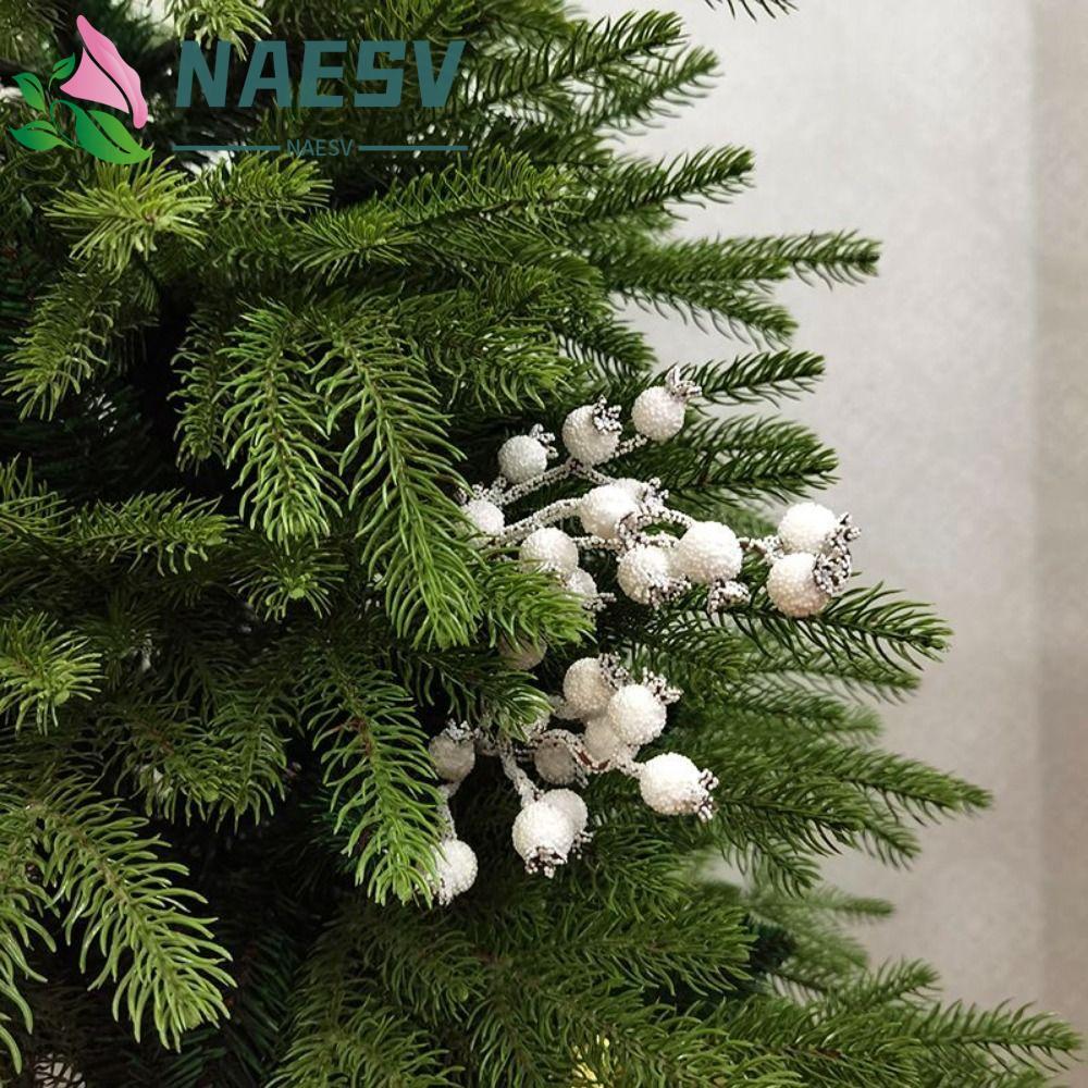 เซ็ตผลไม้ทับทิม.WHITE BERRY สำหรับตกแต่งต้นคริสต์มาส 5 ชิ้น/set ...
