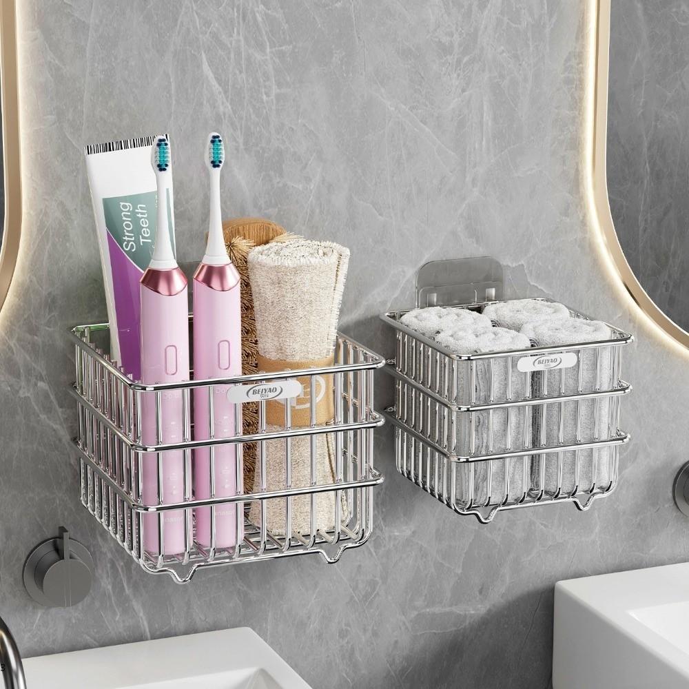 มาสมีโต ตะกร้าเก็บของในครัวแบบแขวนอเนกประสงค์จิปาถะออแกไนเซอร์กันน้ํา201ตะกร้าผลไม้สแตนเลส ...